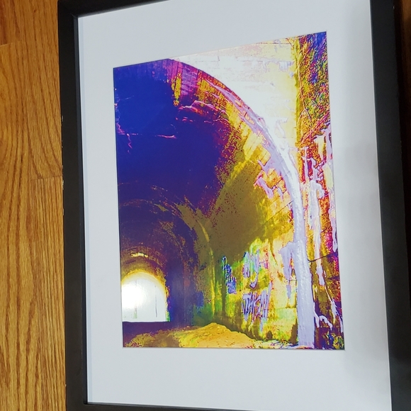 Handmade | Wall Decor | Neon Tunnel 85x1 Unframed Art Print | Poshmark